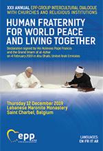 XXII Annual EPP Group Intercultural Dialogue with churches and ...